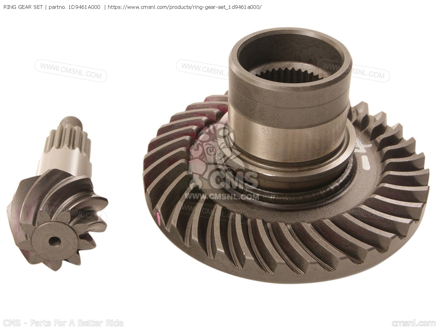 1D9461A000: Ring Gear Set Yamaha - buy the 1D9-461A0-00 at CMSNL