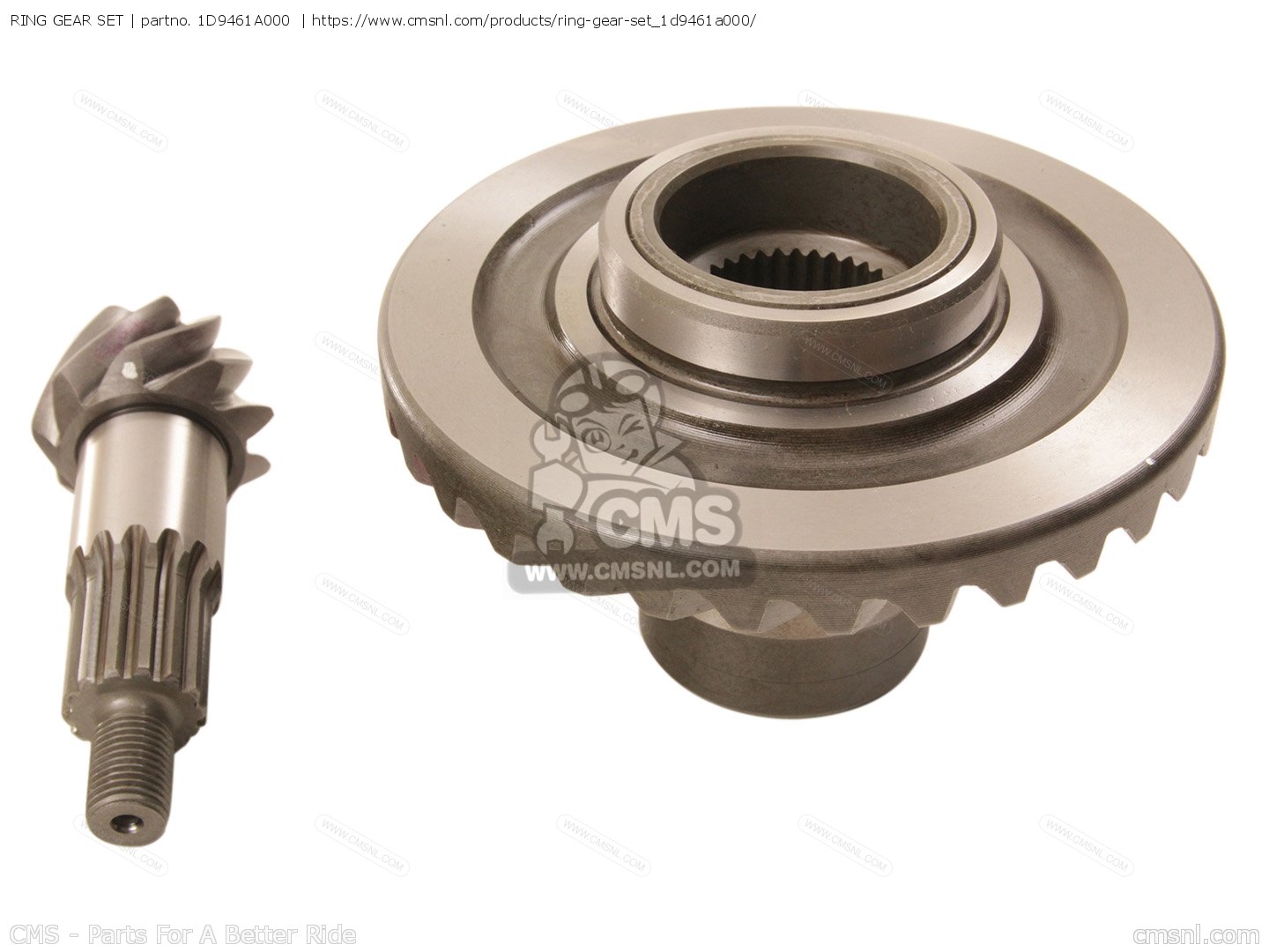 1D9461A000: Ring Gear Set Yamaha - buy the 1D9-461A0-00 at CMSNL