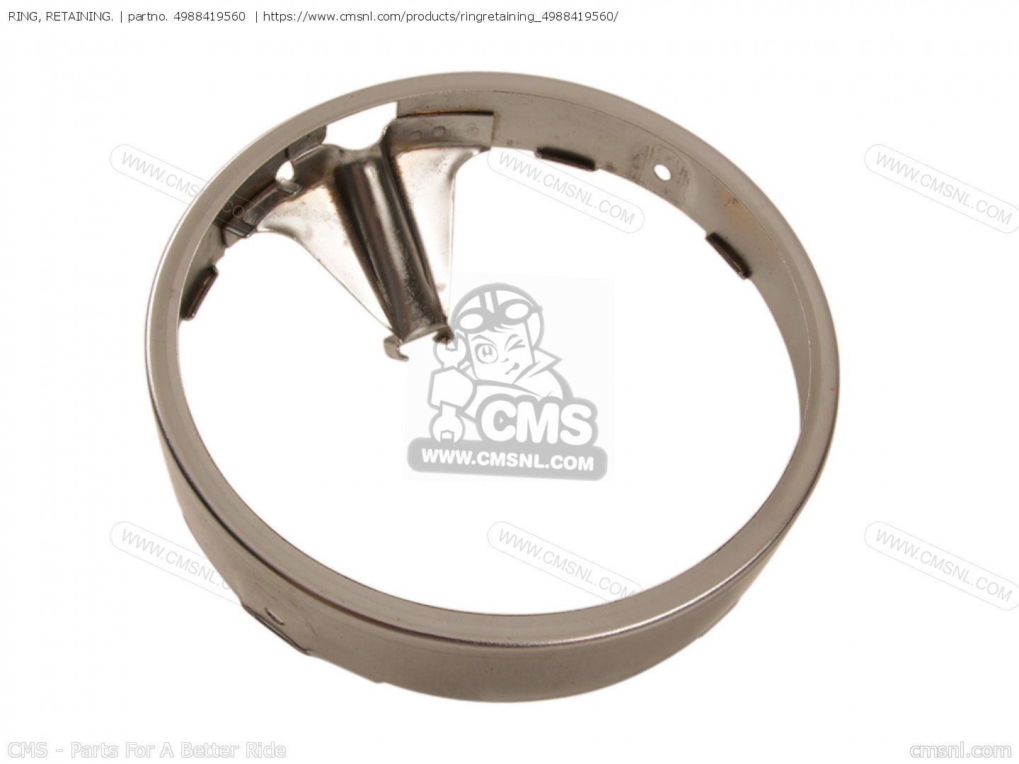 4988419560: RING, RETAINING. Yamaha - buy the 498-84195-60-00 at CMSNL