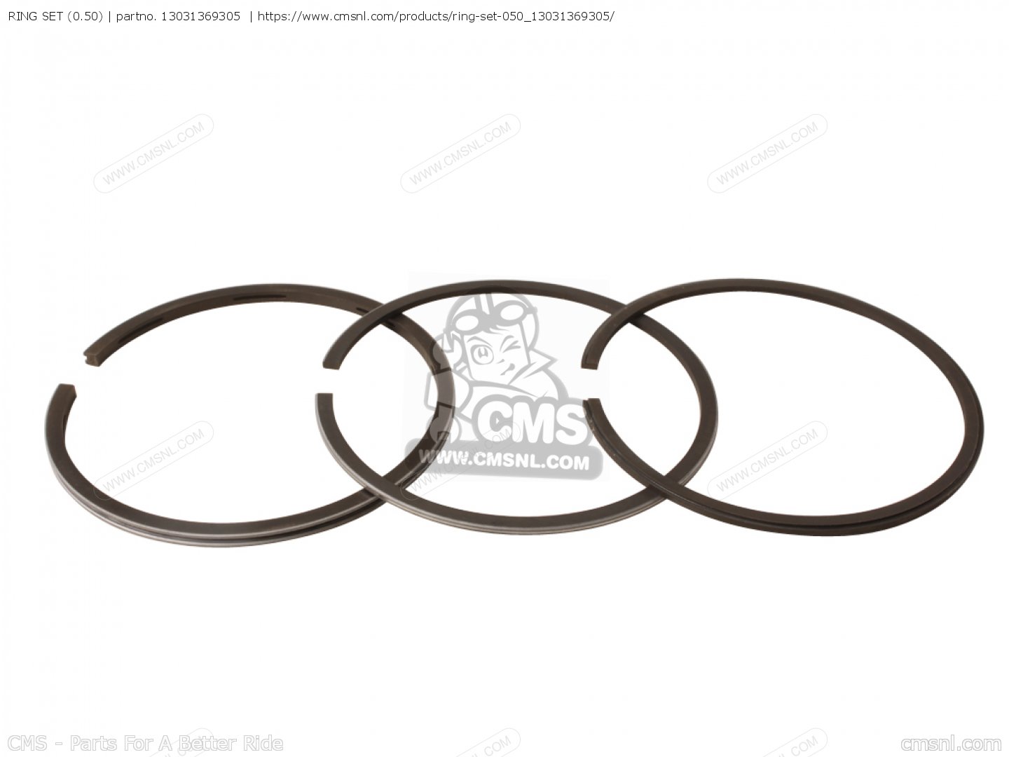 13031369305: RING SET (0.50) Honda - buy the 13031-369-305 at CMSNL