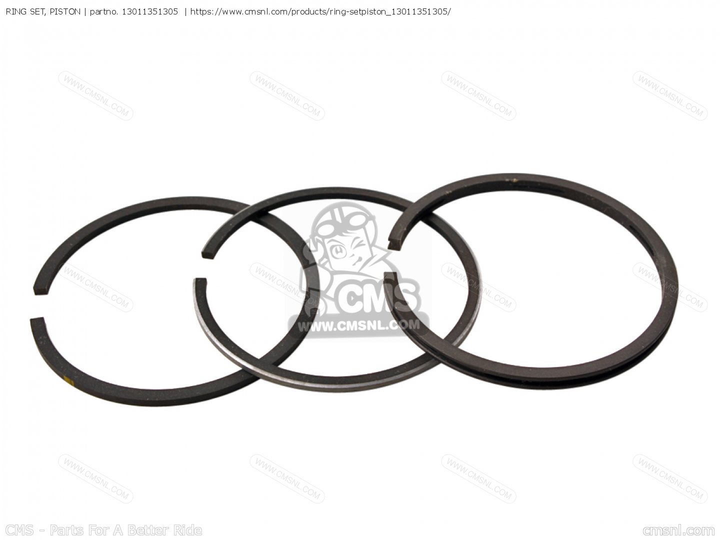 RING SET, PISTON for Honda - order at CMSNL