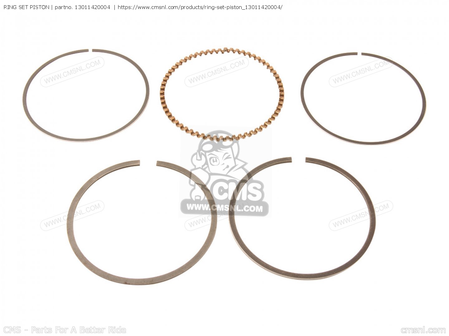 13011420004: RING SET PISTON Honda - buy the 13011-420-004 at CMSNL