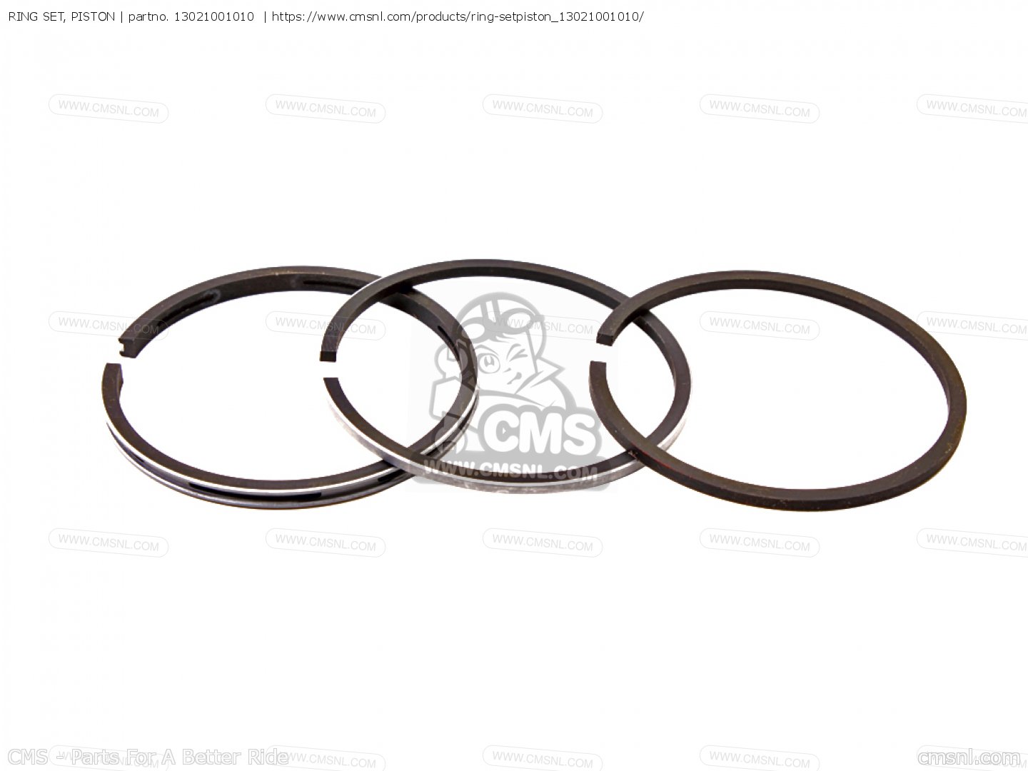 RING SET, PISTON for Honda - order at CMSNL