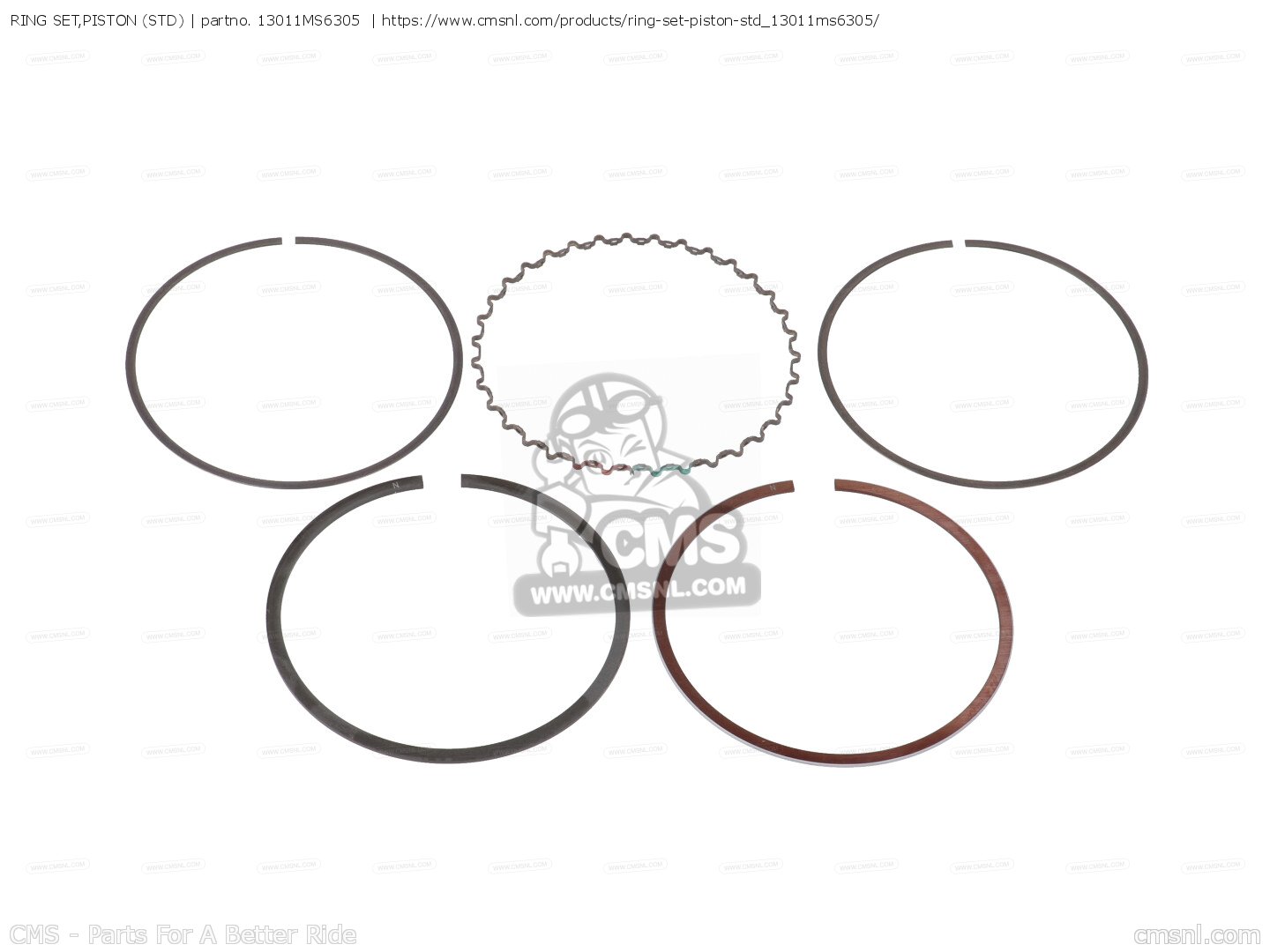 13011MS6305: RING SET,PISTON ( Honda - buy the 13011-MS6-305 at CMSNL
