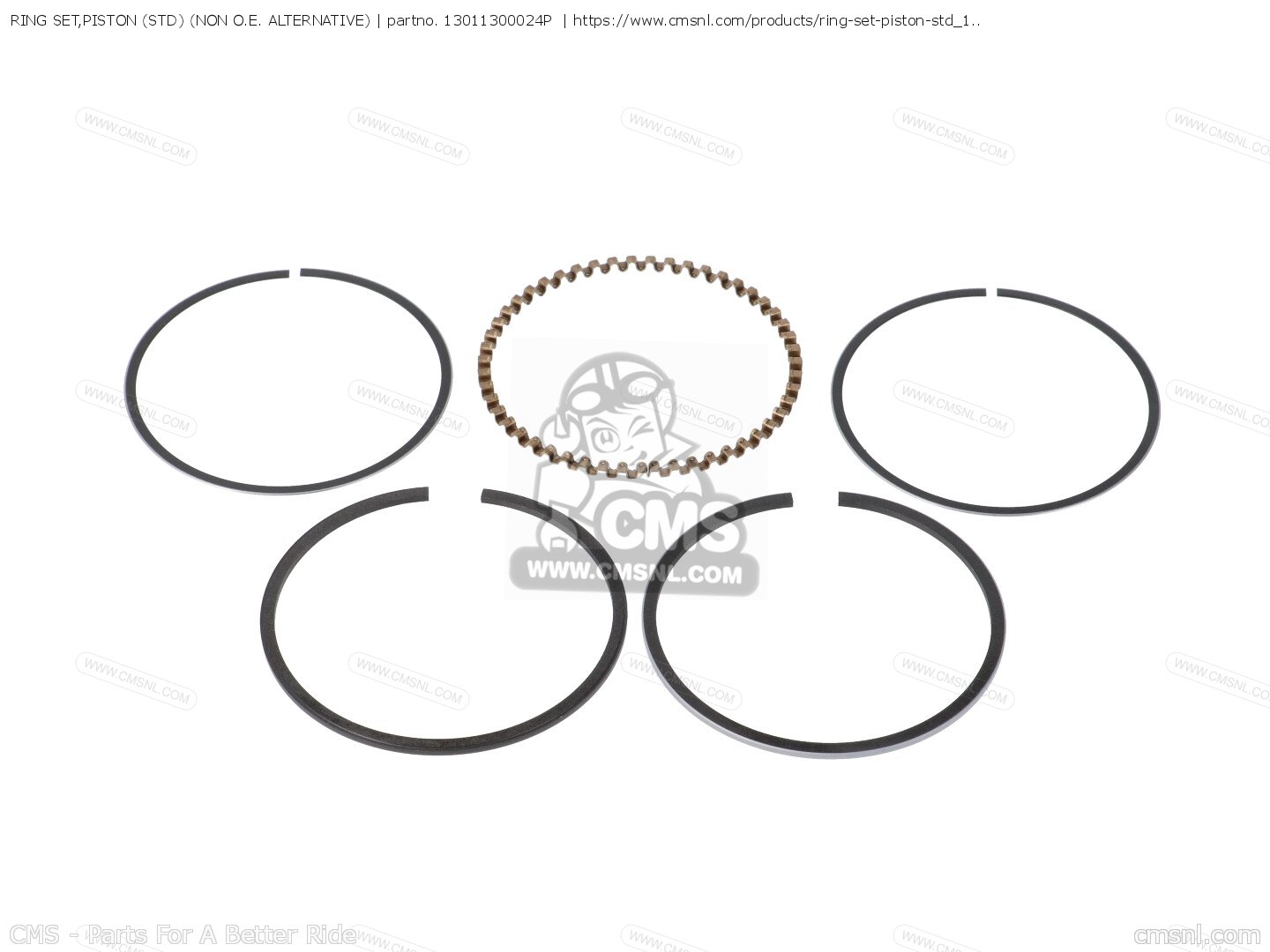 RING SET,PISTON (STD) (NON O.E. ALTERNATIVE) for Honda - order at CMSNL