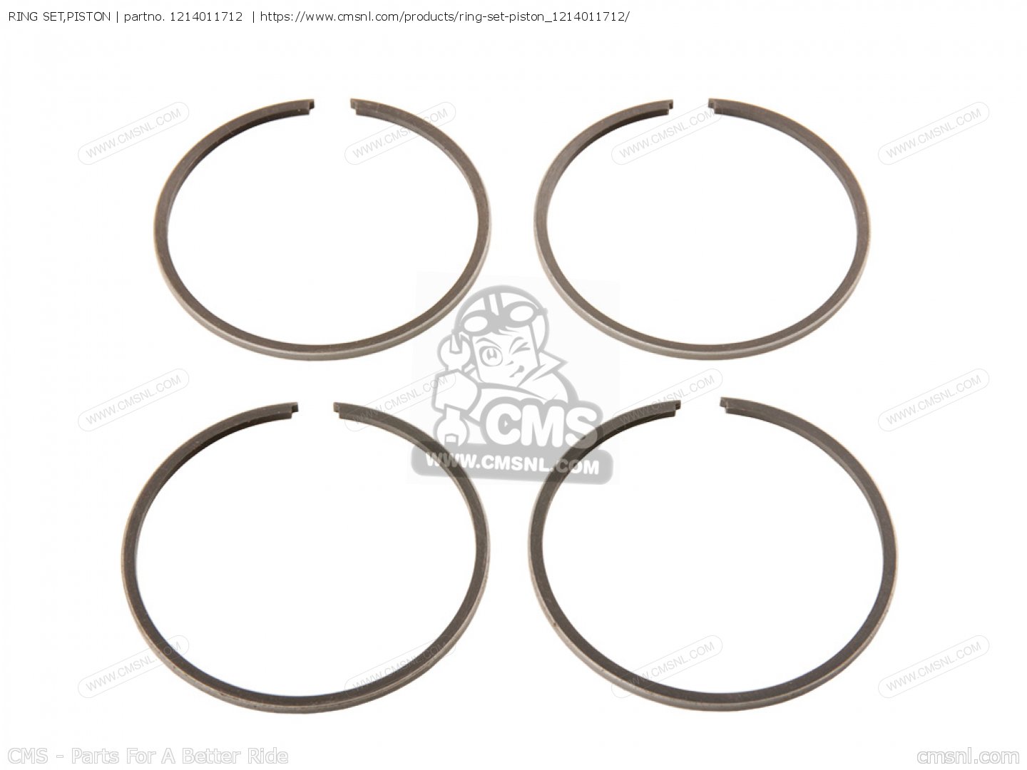 1214011712: RING SET,PISTON Suzuki - buy the 12140-11712 at CMSNL