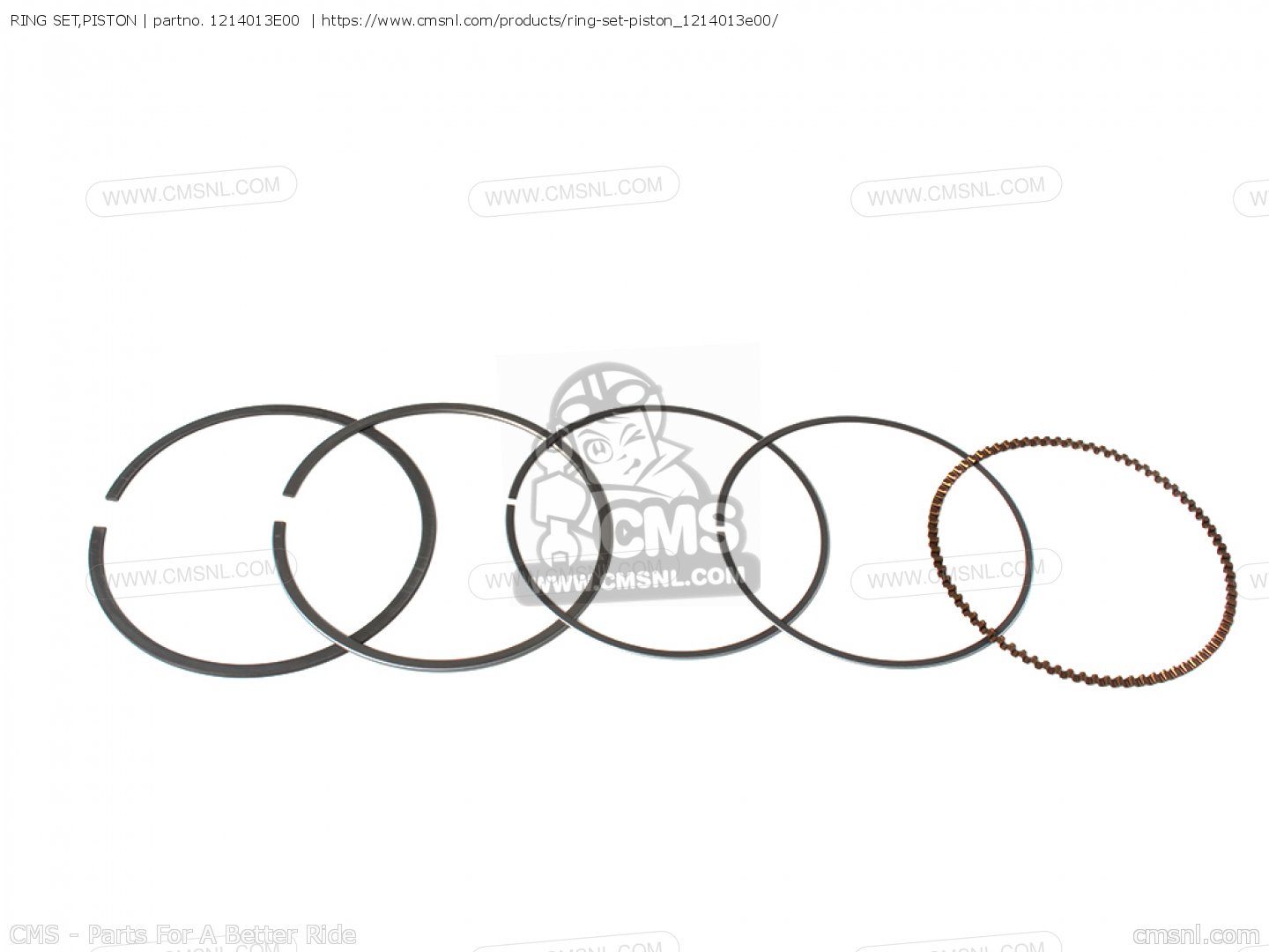 1214013E00: RING SET,PISTON Suzuki - buy the 12140-13E00 at CMSNL
