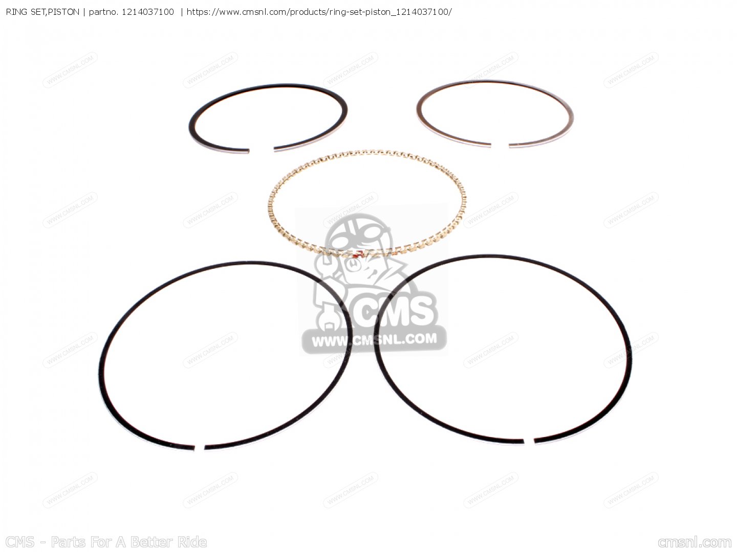 1214037100: RING SET,PISTON Suzuki - buy the 12140-37100 at CMSNL