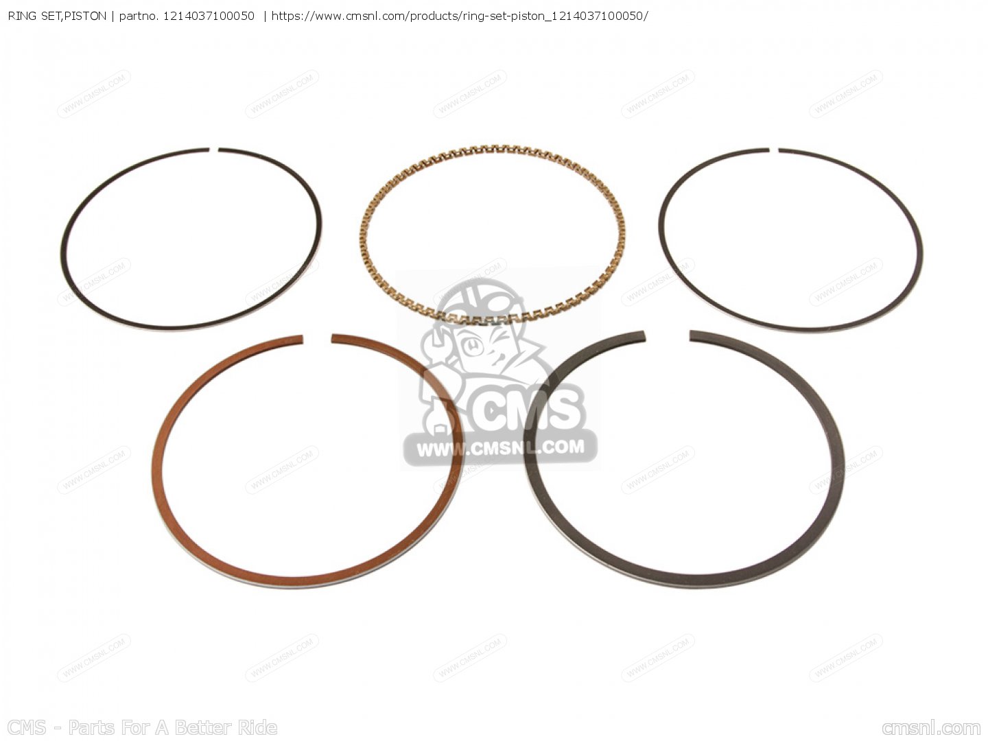 RING SET,PISTON for DR400S 1981 (X) - order at CMSNL