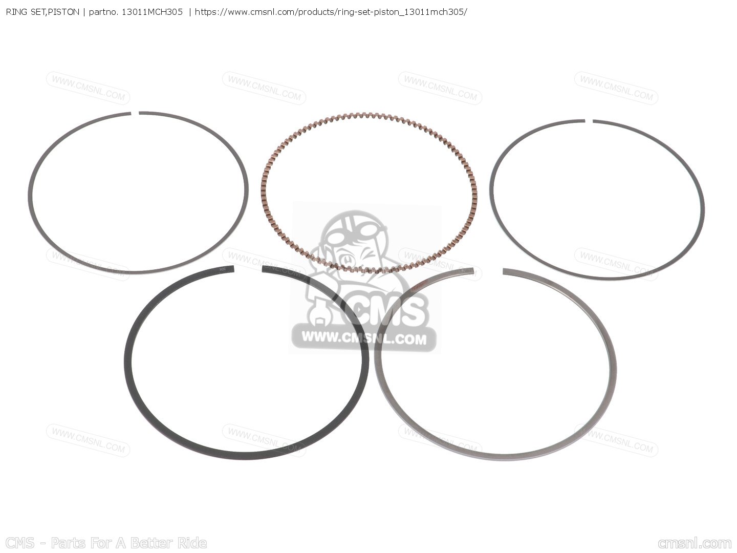 13011MCH305: Ring Set,piston Honda - buy the 13011-MCH-305 at CMSNL