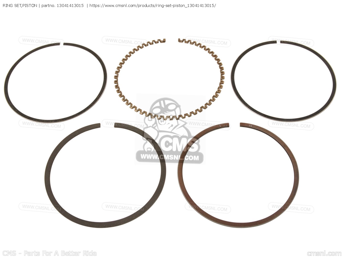 RING SET,PISTON for CB400N 1978 GERMANY / FULL POWER TYPE 1 - order at ...