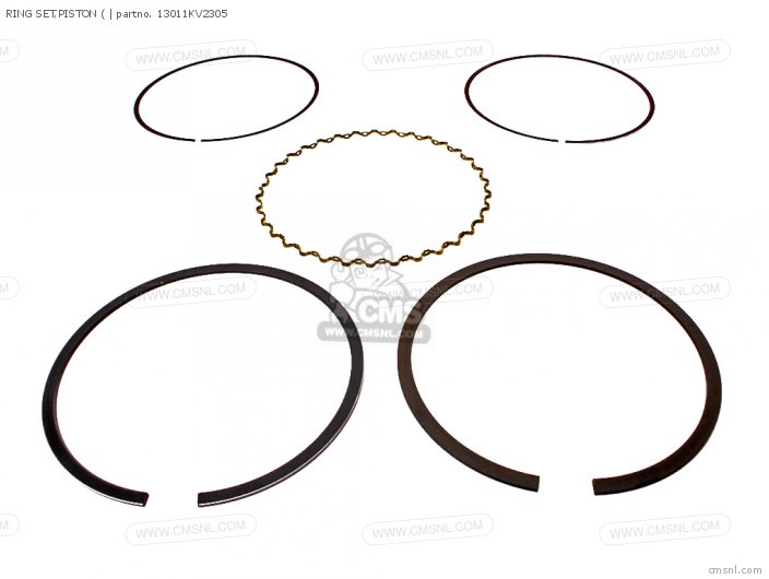 RING SET,PISTON ( for XL350R 1984 (E) USA - order at CMSNL