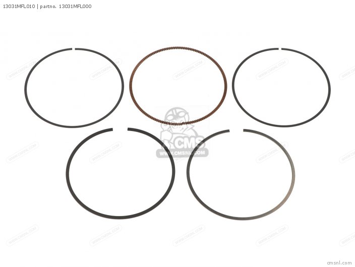 13031MFL000: RING SET,PISTON Honda - buy the 13031-MFL-000 at CMSNL