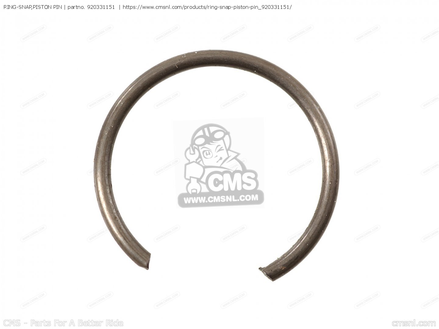 920331151: Ring-snap,piston Pin Kawasaki - buy the 92033-1151 at CMSNL