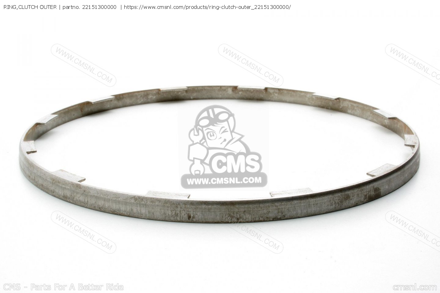 22151300000: RING,CLUTCH OUTER Honda - buy the 22151-300-000 at CMSNL