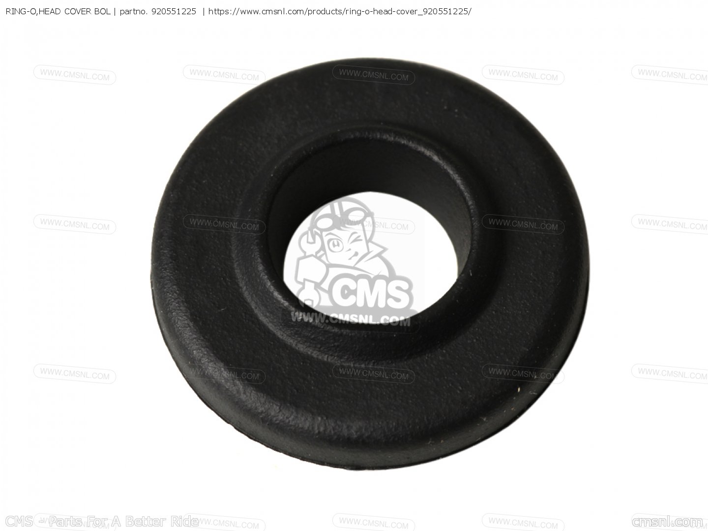 RING-O,HEAD COVER BOL for Kawasaki - order at CMSNL