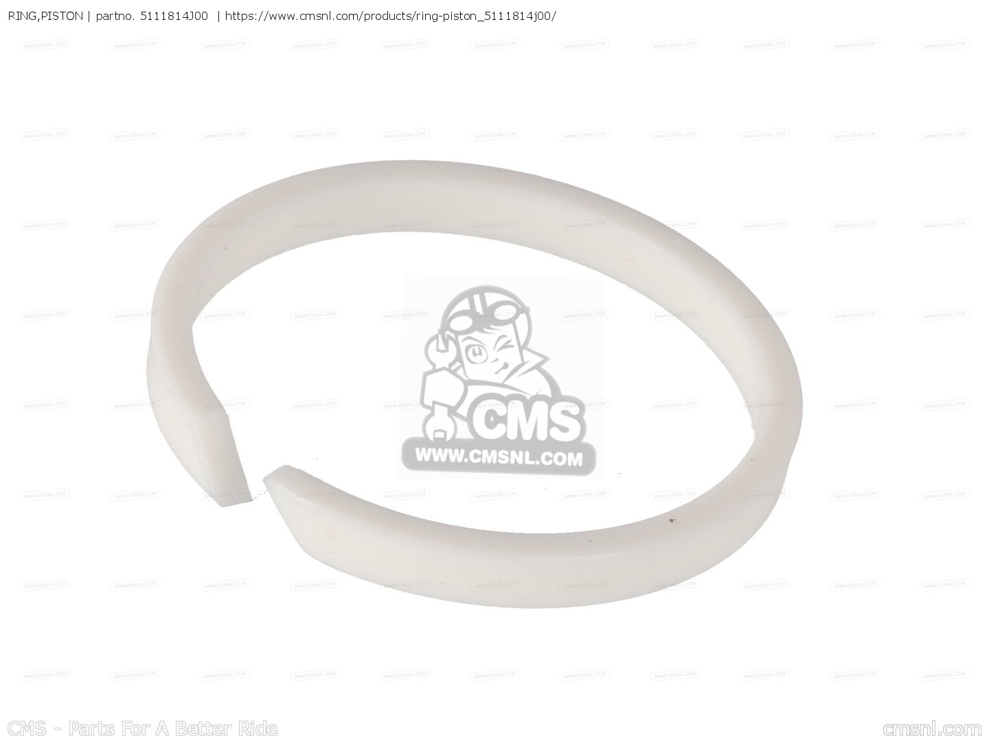 5111814J00: Ring,piston Suzuki - buy the 51118-14J00 at CMSNL