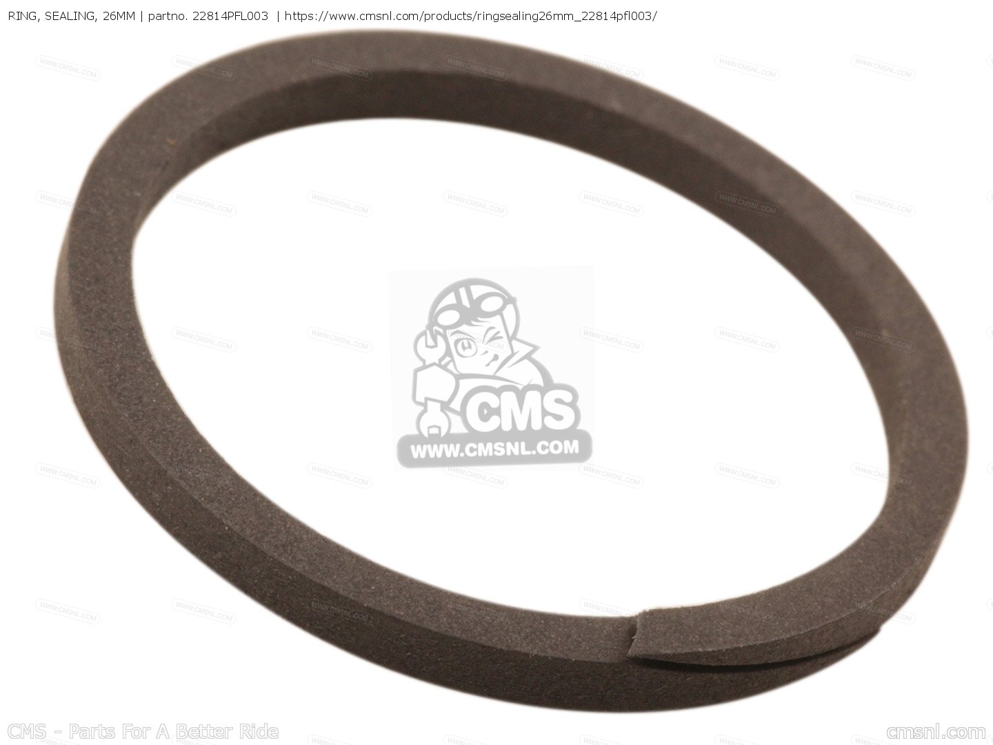22814PFL003: RING,SEAL 26MM Honda - buy the 22814-PFL-003 at CMSNL