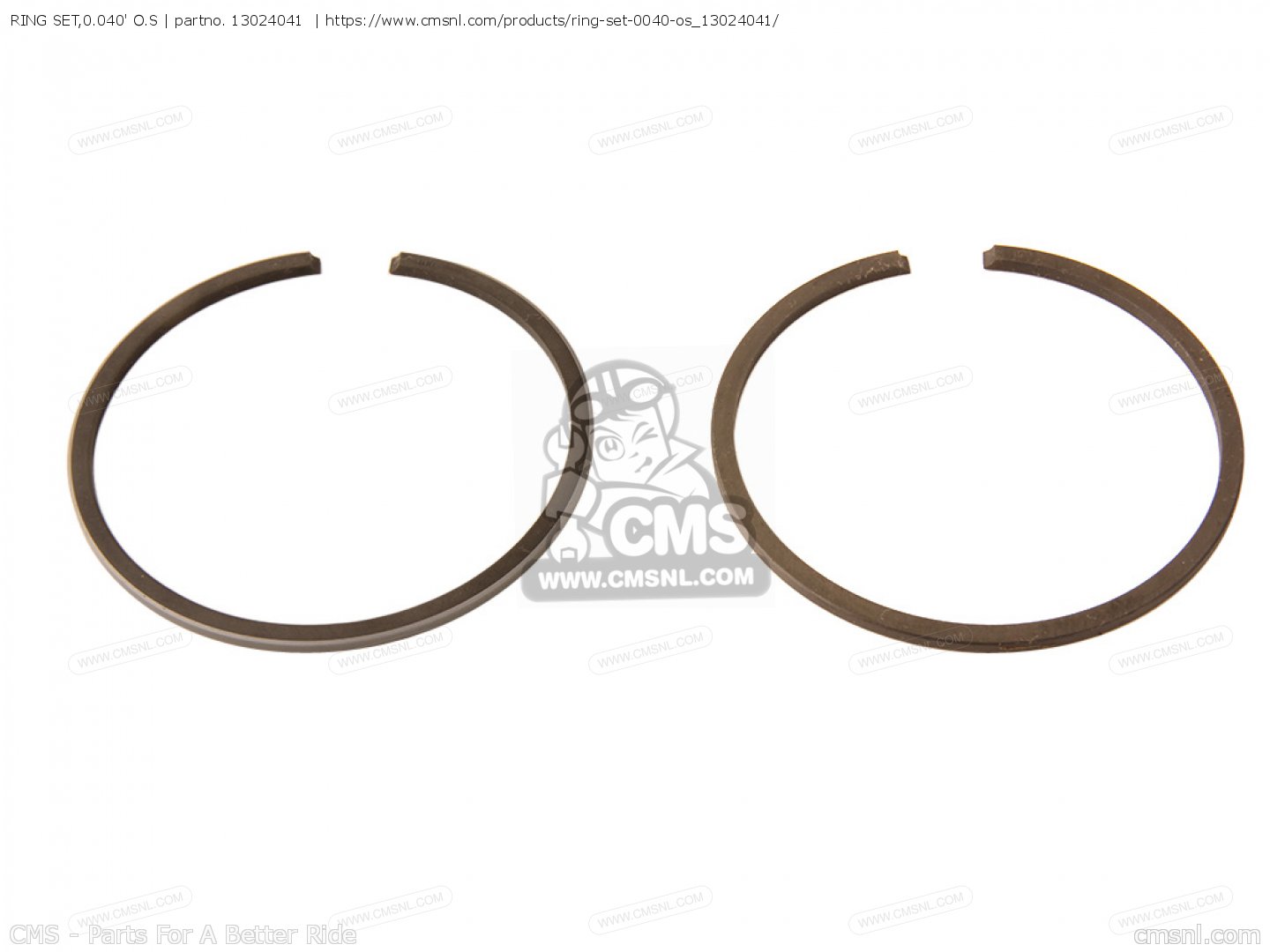 13024041: RING-SET-PISTON LL,O/ Kawasaki - buy the 13024041 at CMSNL