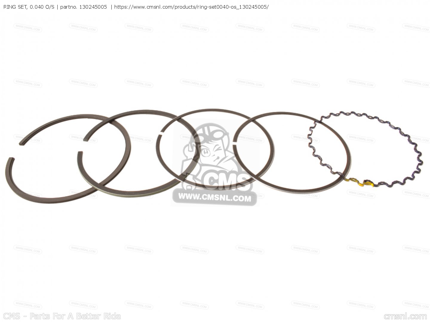 130245005: RING-SET-PISTON LL,O/ Kawasaki - buy the 130245005 at CMSNL