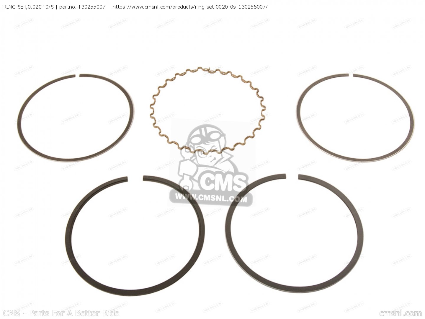 RING-SET-PISTON L,O/S for Kawasaki - order at CMSNL