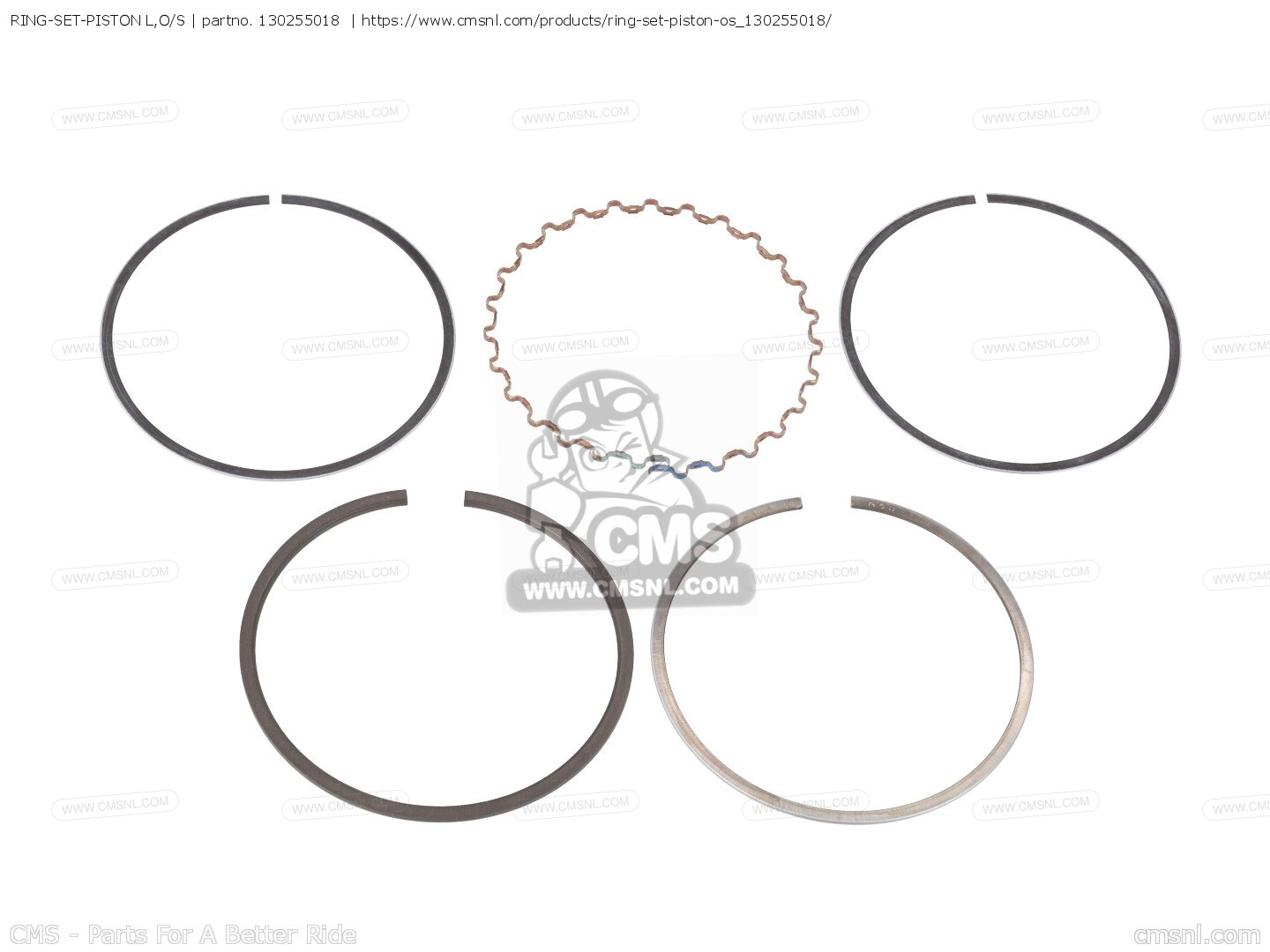 RING-SET-PISTON L,O/S for Kawasaki - order at CMSNL