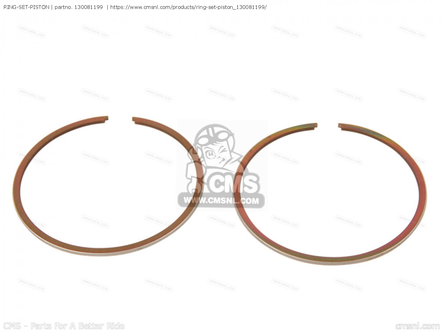 130081199: RING-SET-PISTON Kawasaki - buy the 13008-1199 at CMSNL