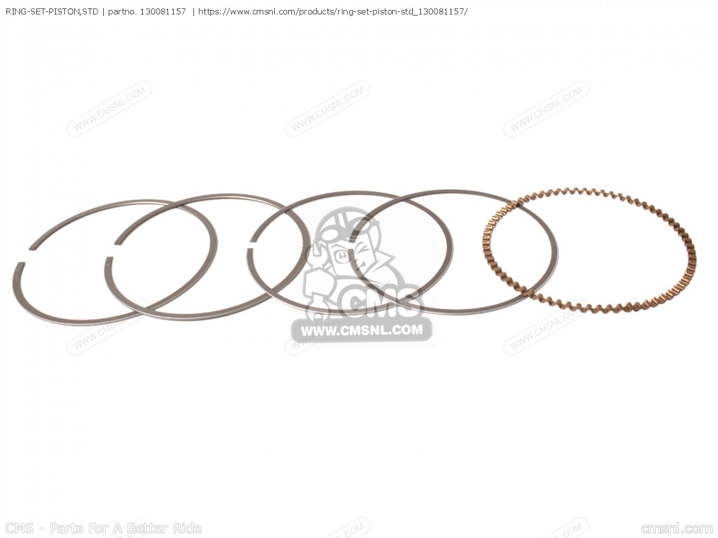 RING-SET-PISTON,STD for Kawasaki - order at CMSNL
