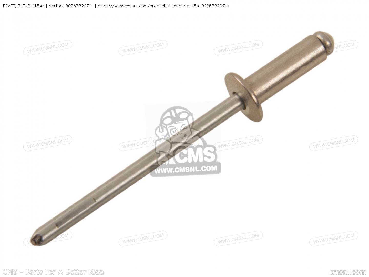 RIVET, BLIND (15A) for Yamaha - order at CMSNL