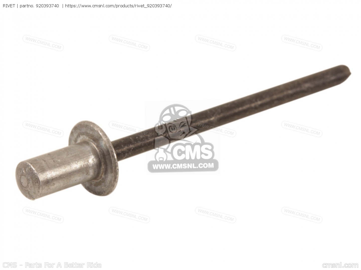 920393740: RIVET Kawasaki - buy the 92039-3740 at CMSNL