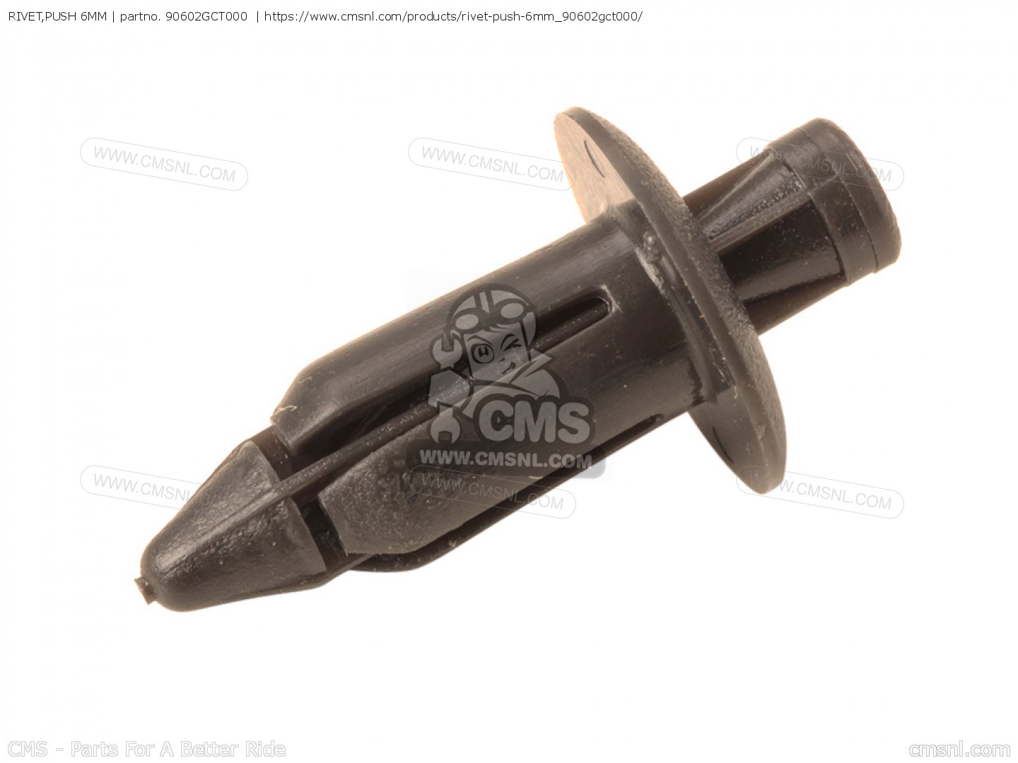 90602GCT000: RIVET,PUSH 6MM Honda - buy the 90602-GCT-000 at CMSNL