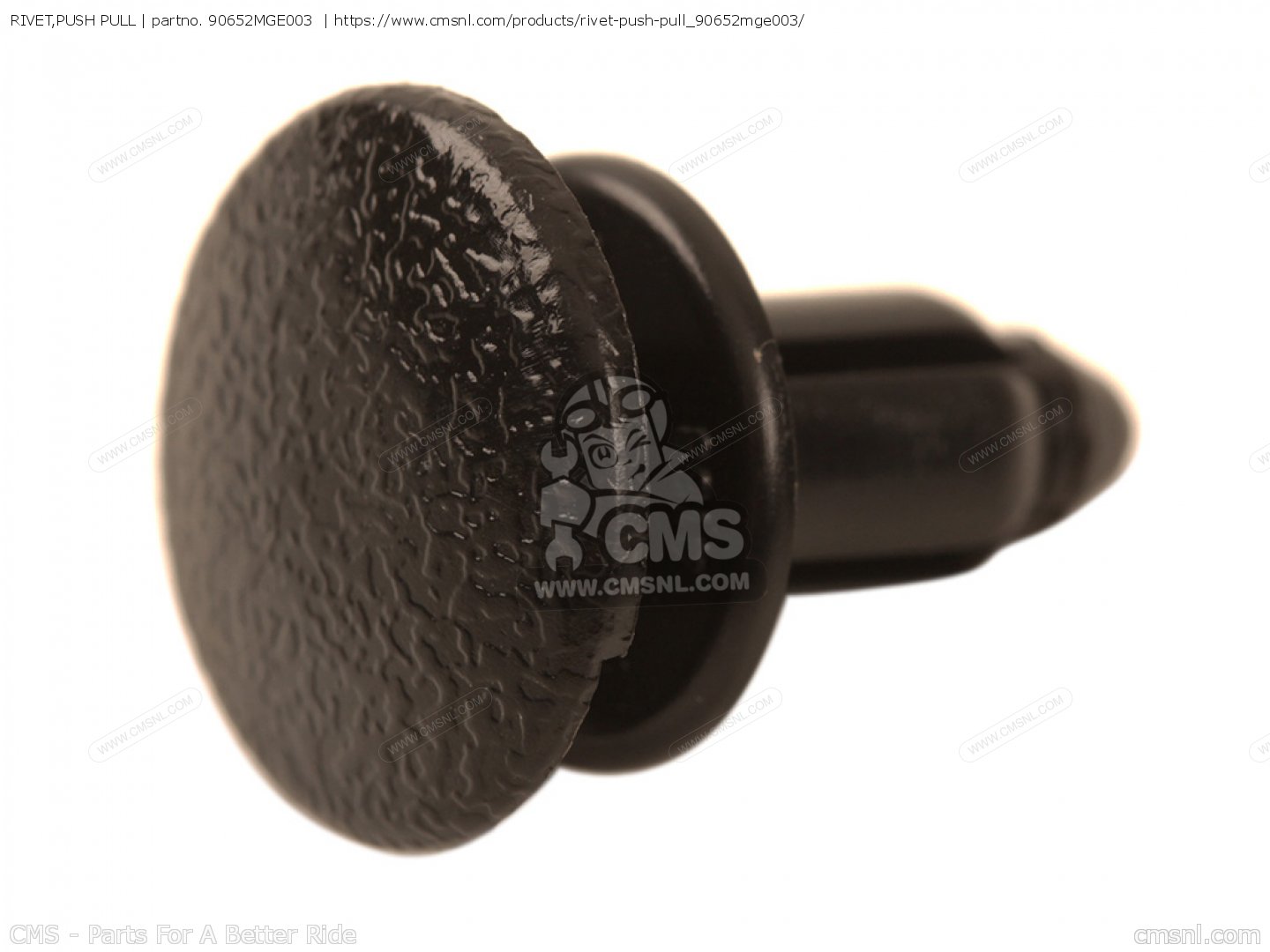 90652MGE003: Rivet,push Pull Honda - buy the 90652-MGE-003 at CMSNL