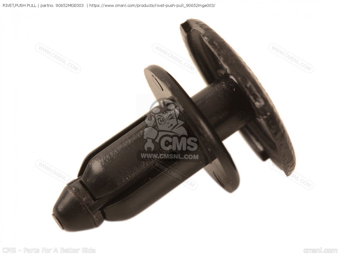 90652MGE003: Rivet,push Pull Honda - buy the 90652-MGE-003 at CMSNL