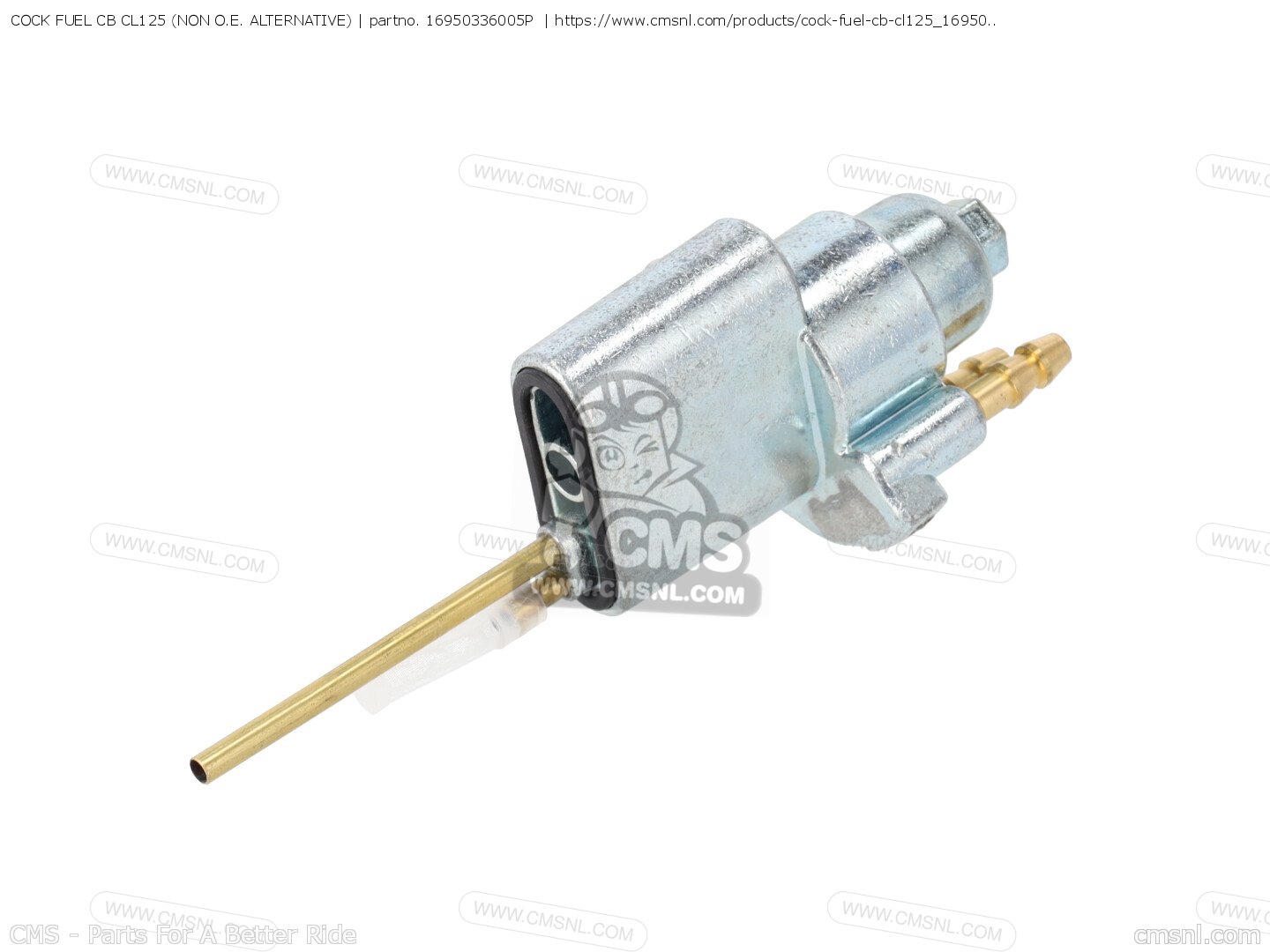 Robinet Carburant CB CL125 NON O.E. ALTERNATIVE pour Honda - commander ...