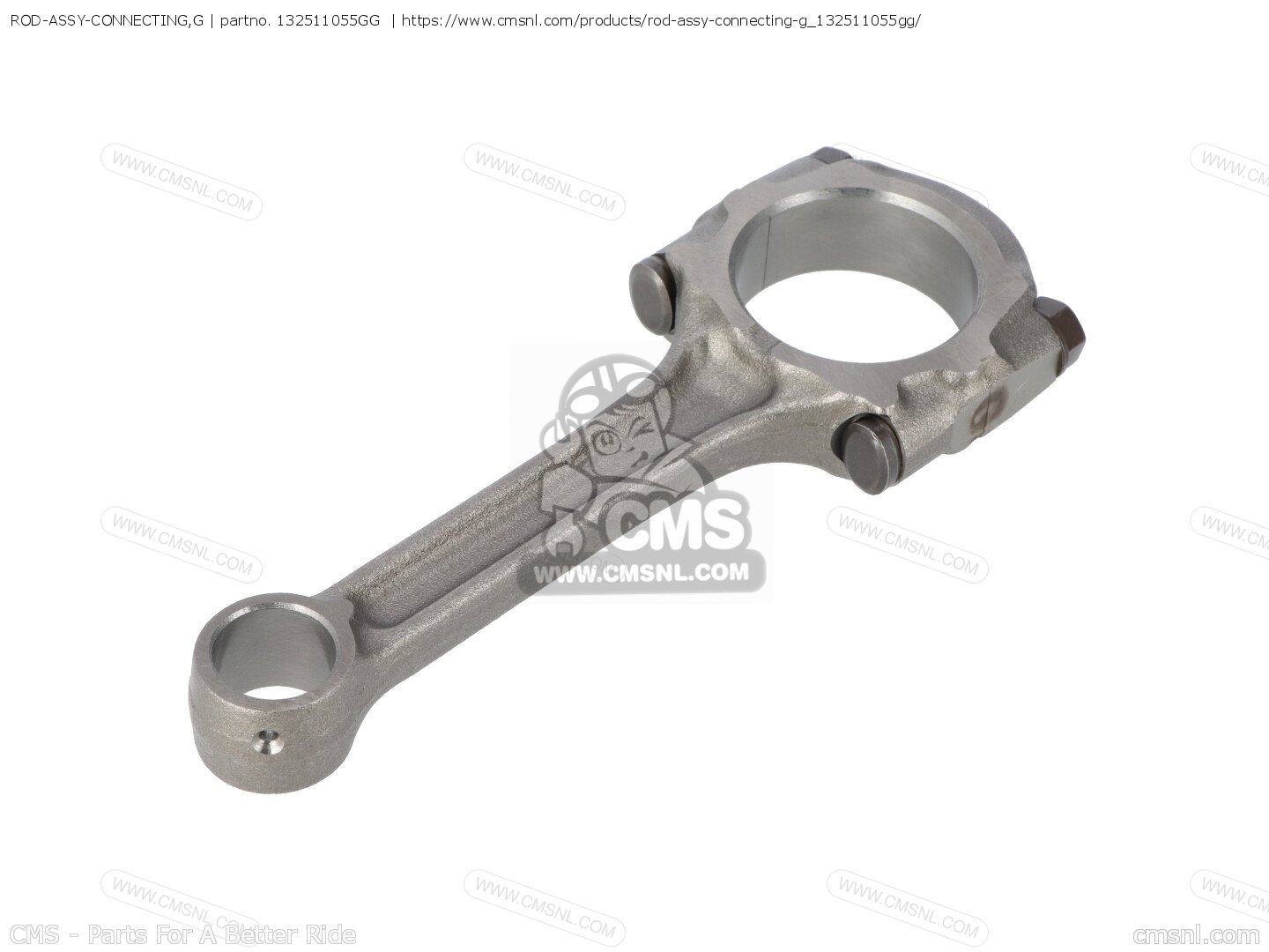 132511055GG: Rod-assy-connecting,g Kawasaki - buy the 13251-1055-GG at ...