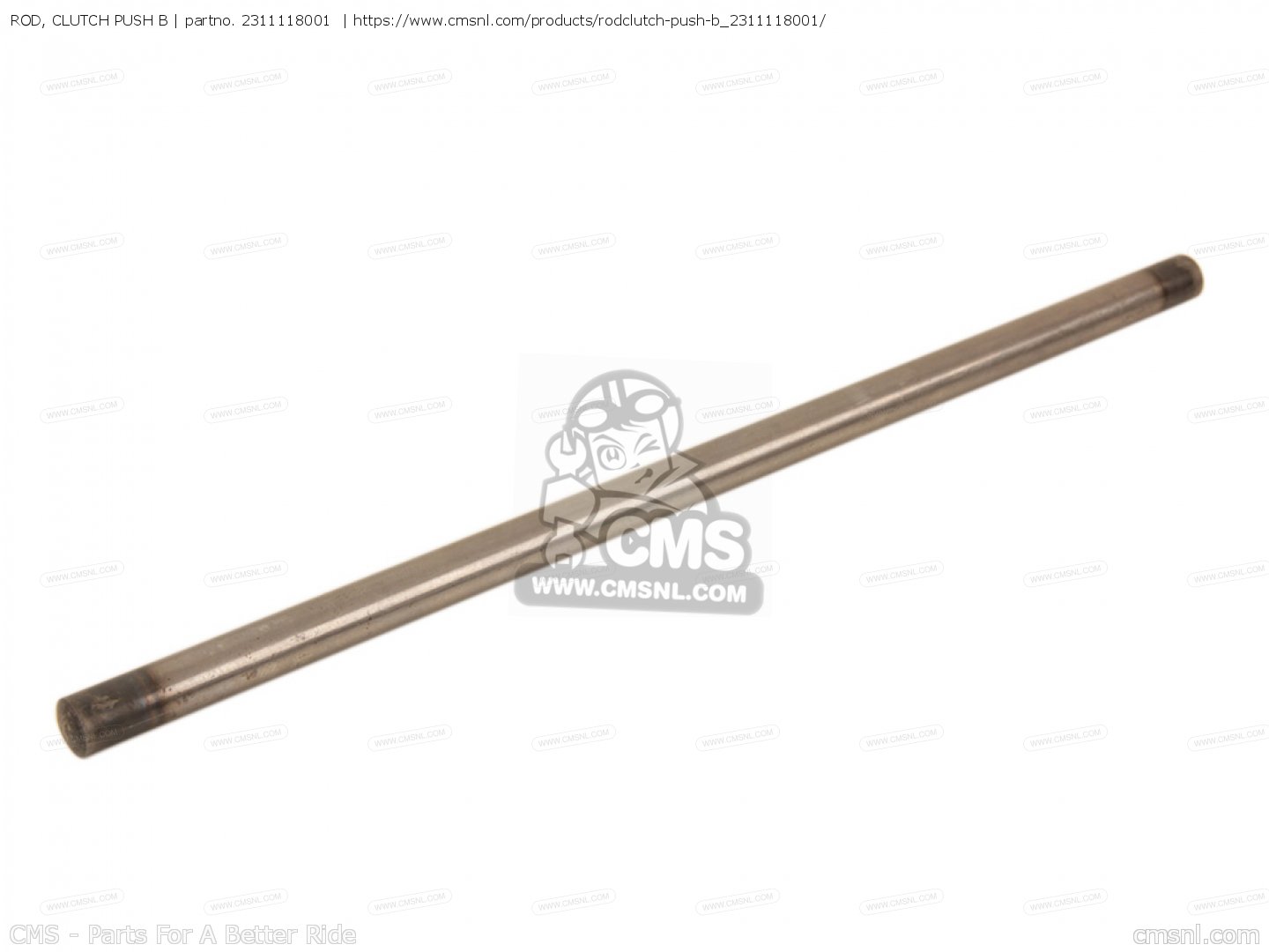 2311118001: ROD, CLUTCH PUSH B Suzuki - buy the 23111-18001 at CMSNL