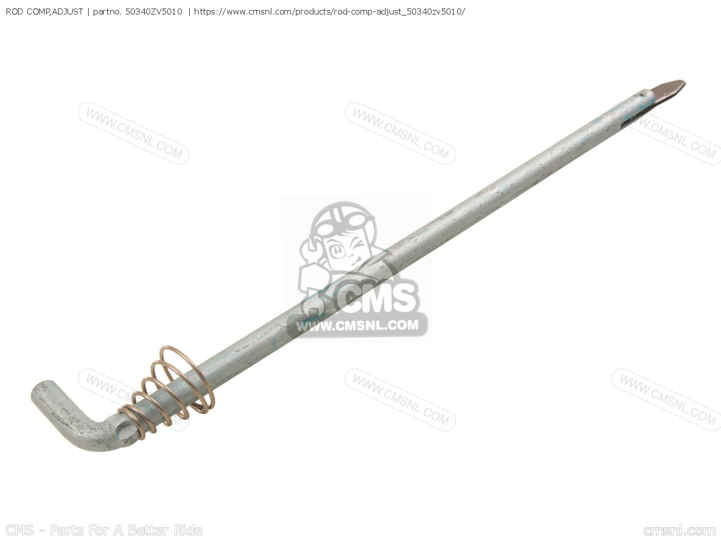 50340ZV5010: Rod Comp,adjust Honda - buy the 50340-ZV5-010 at CMSNL