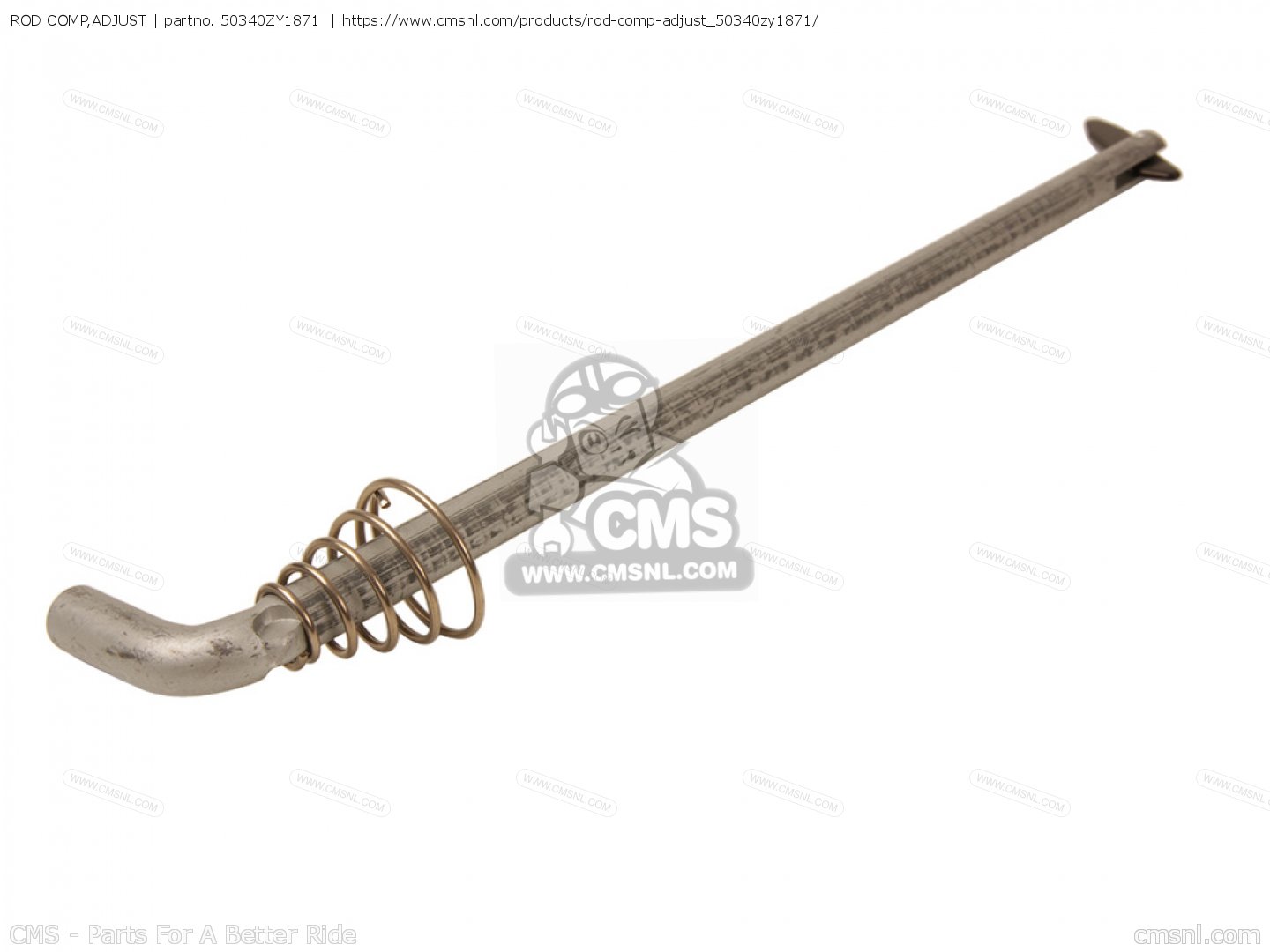 50340ZY1871: Rod Comp,adjust Honda - buy the 50340-ZY1-871 at CMSNL