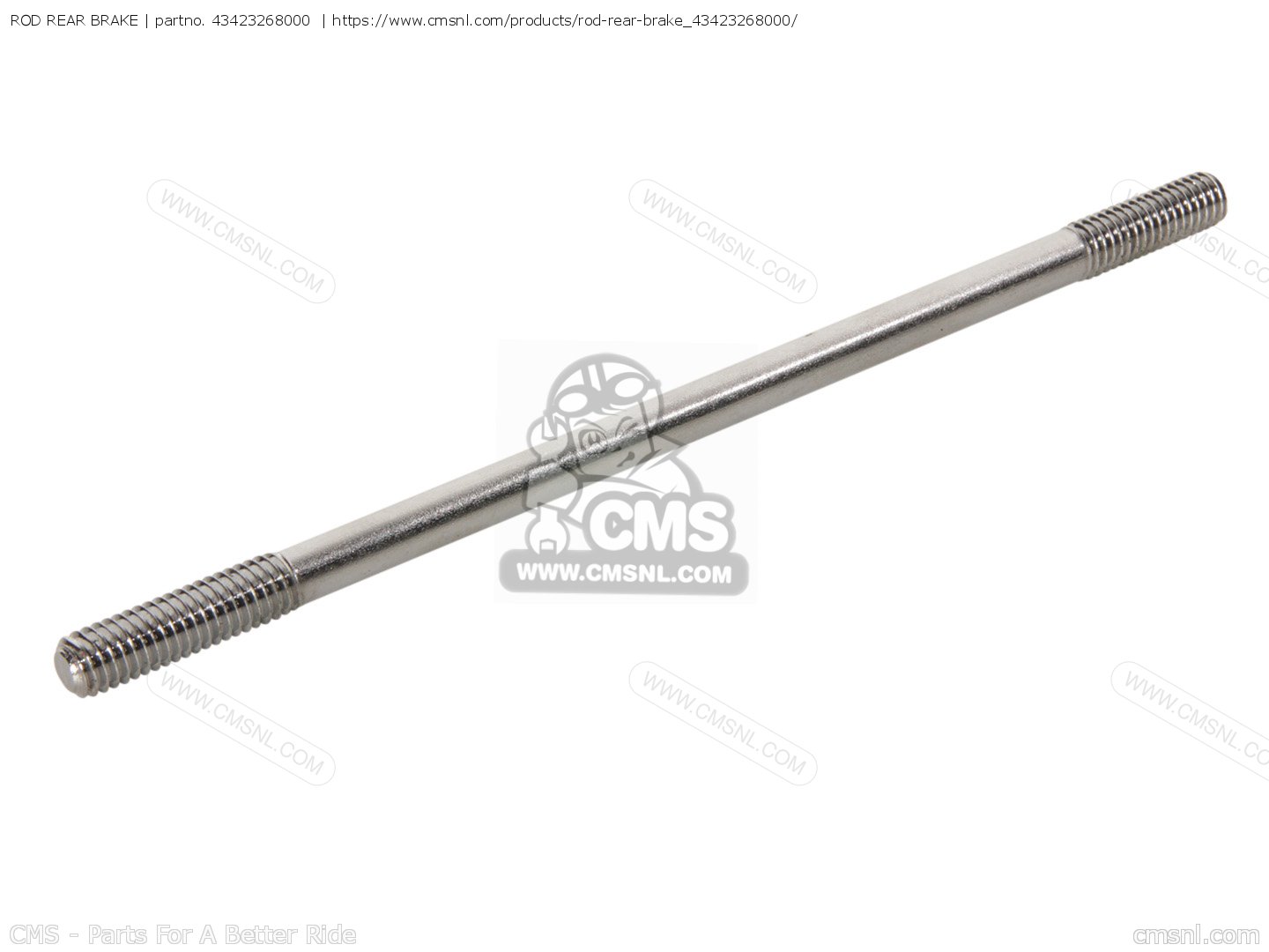 43423268000: ROD REAR BRAKE Honda - buy the 43423-268-000 at CMSNL