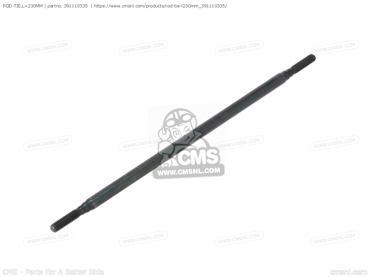 391110335: Rod-tie,l=230mm Kawasaki - buy the 39111-0335 at CMSNL
