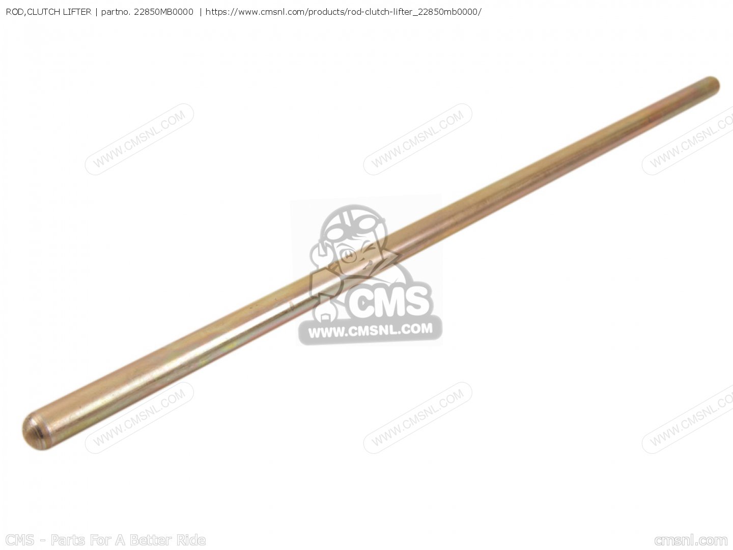 22850MB0000: ROD,CLUTCH LIFTER Honda - buy the 22850-MB0-000 at CMSNL