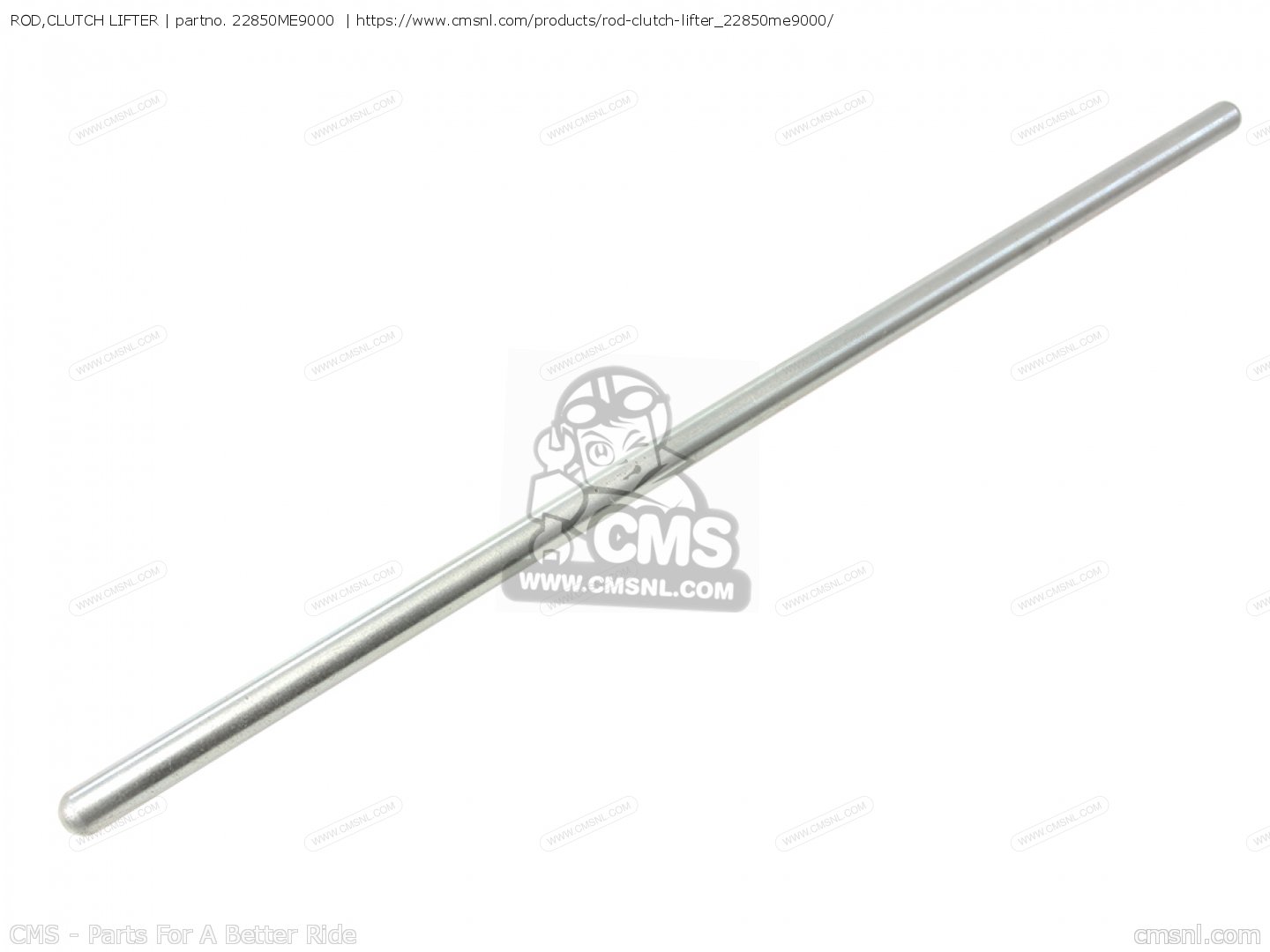 22850ME9000: ROD,CLUTCH LIFTER Honda - buy the 22850-ME9-000 at CMSNL