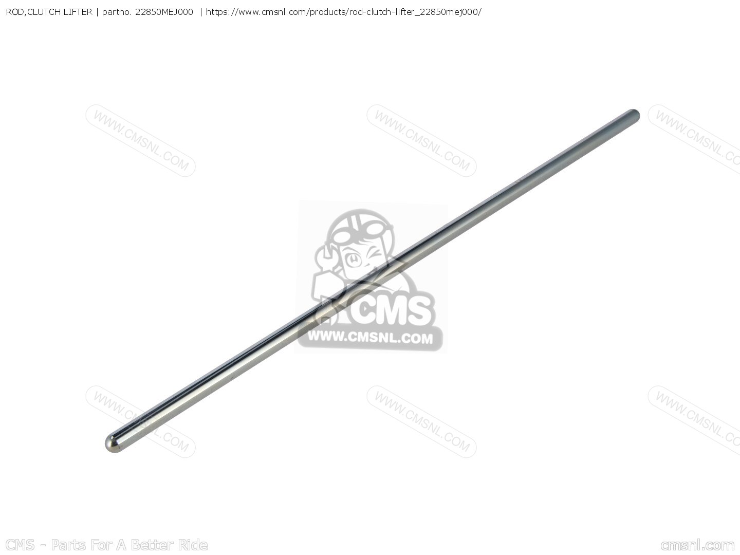 22850MEJ000: ROD,CLUTCH LIFTER Honda - buy the 22850-MEJ-000 at CMSNL