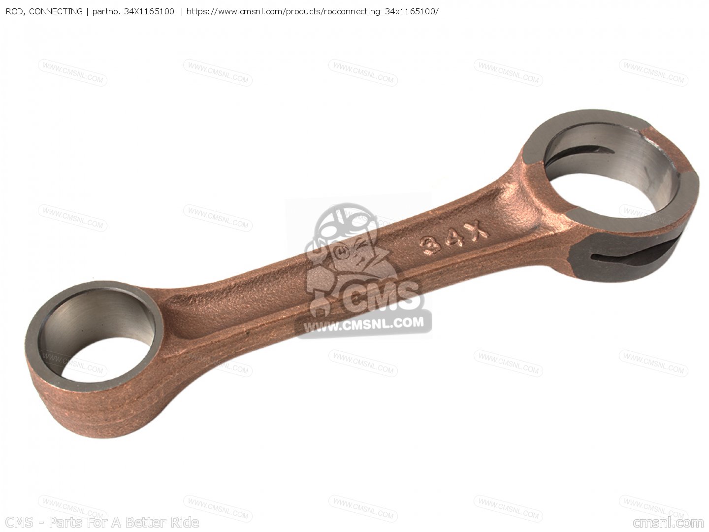 34X1165100: Rod, Connecting Yamaha - buy the 34X-11651-00-00 at CMSNL