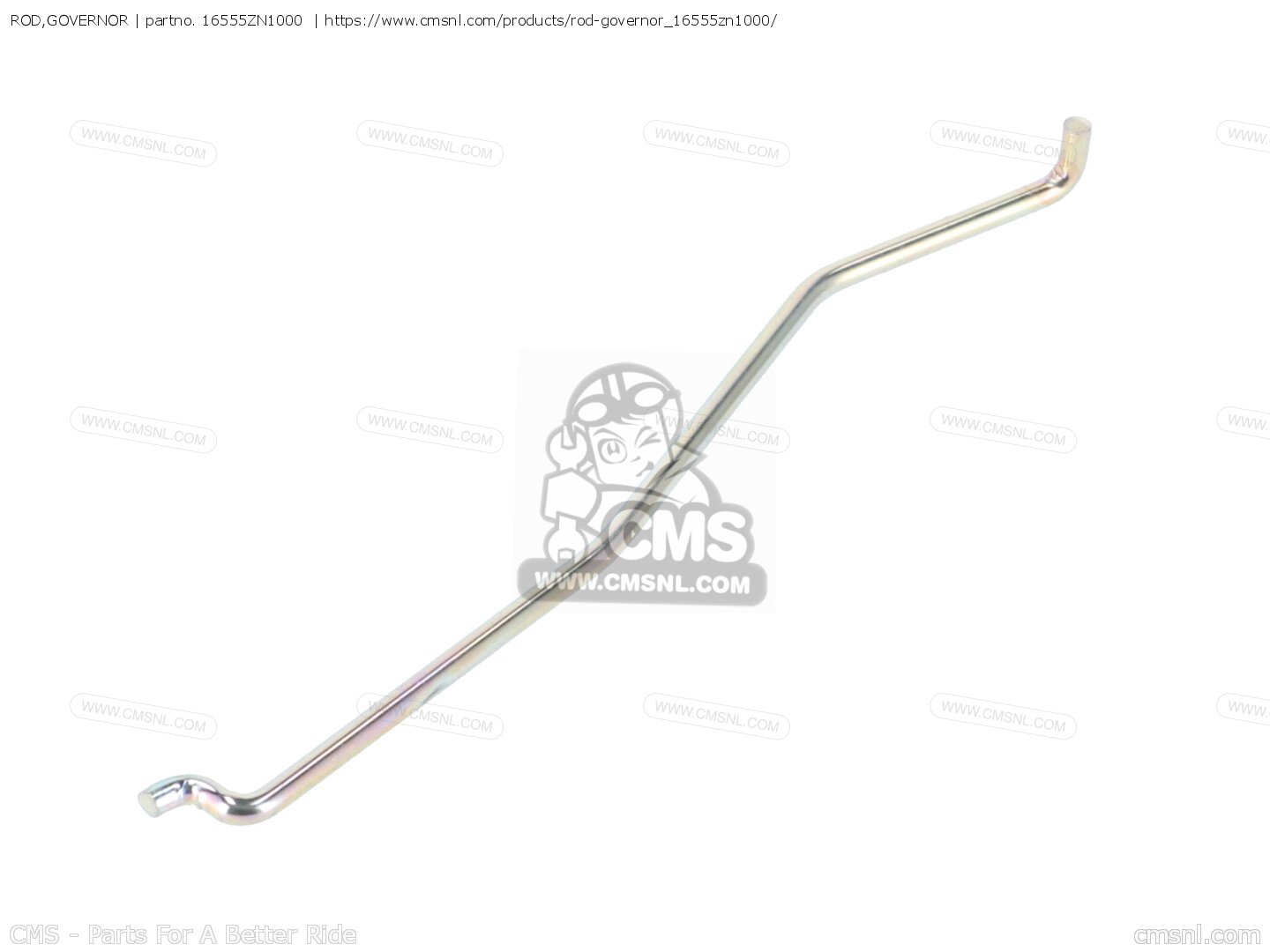 16555ZN1000: ROD,GOVERNOR Honda - buy the 16555-ZN1-000 at CMSNL