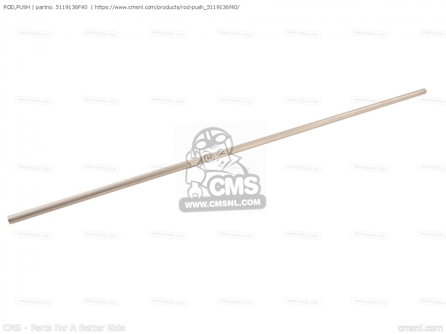 5119136F40: ROD,PUSH Suzuki - buy the 51191-36F40 at CMSNL