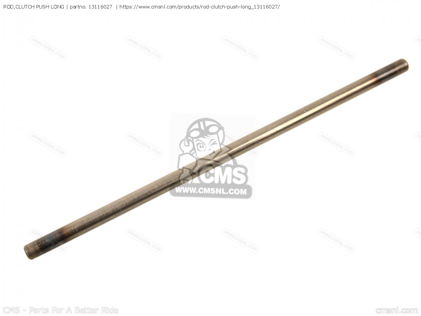 13116027: ROD-PUSH,CLUTCH Kawasaki - buy the 13116-027 at CMSNL