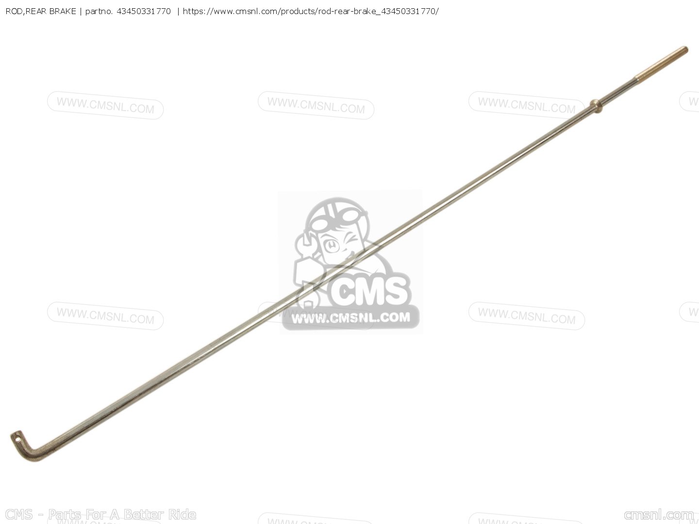 ROD,REAR BRAKE for Honda - order at CMSNL