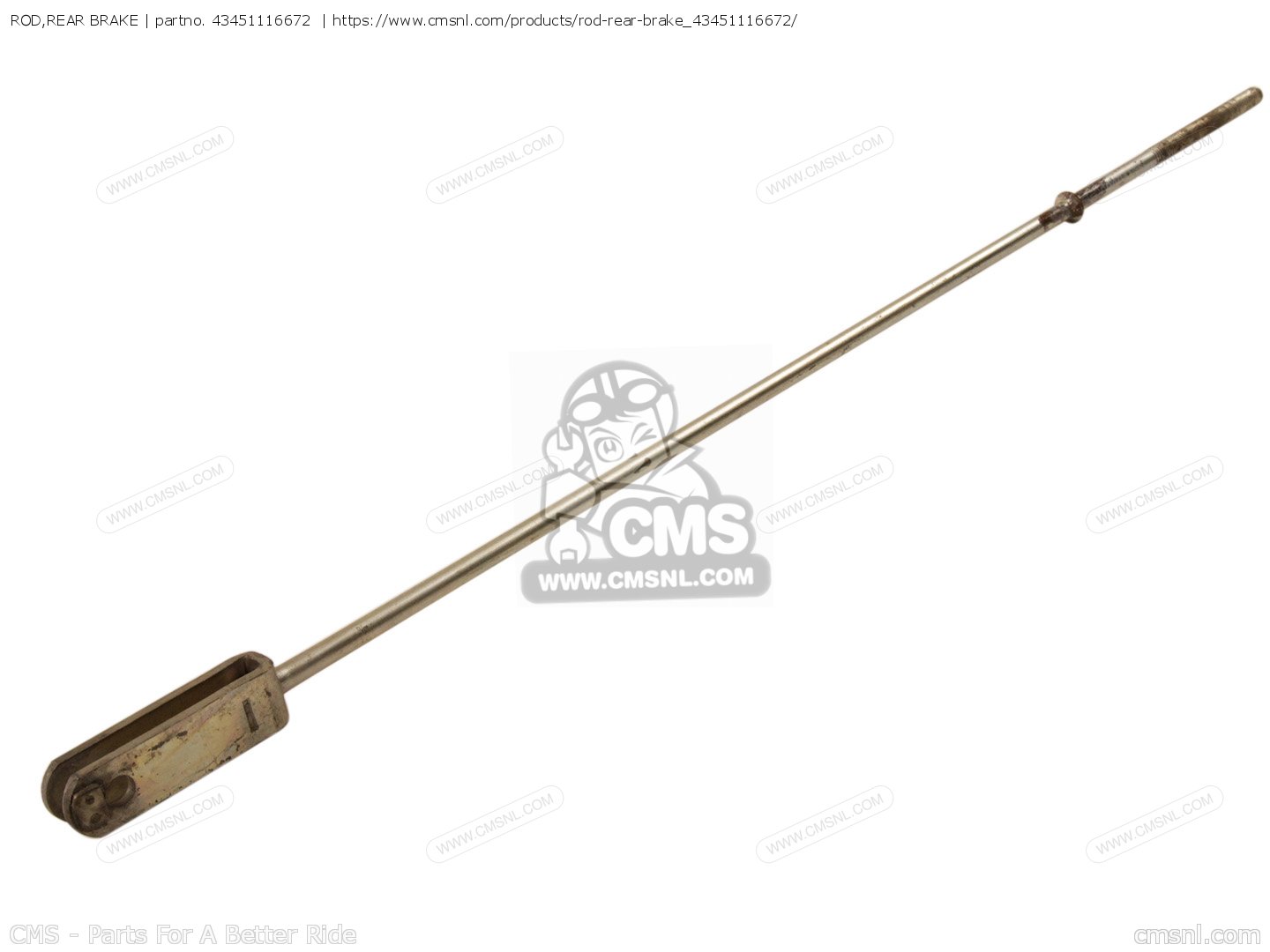ROD,REAR BRAKE for Honda - order at CMSNL
