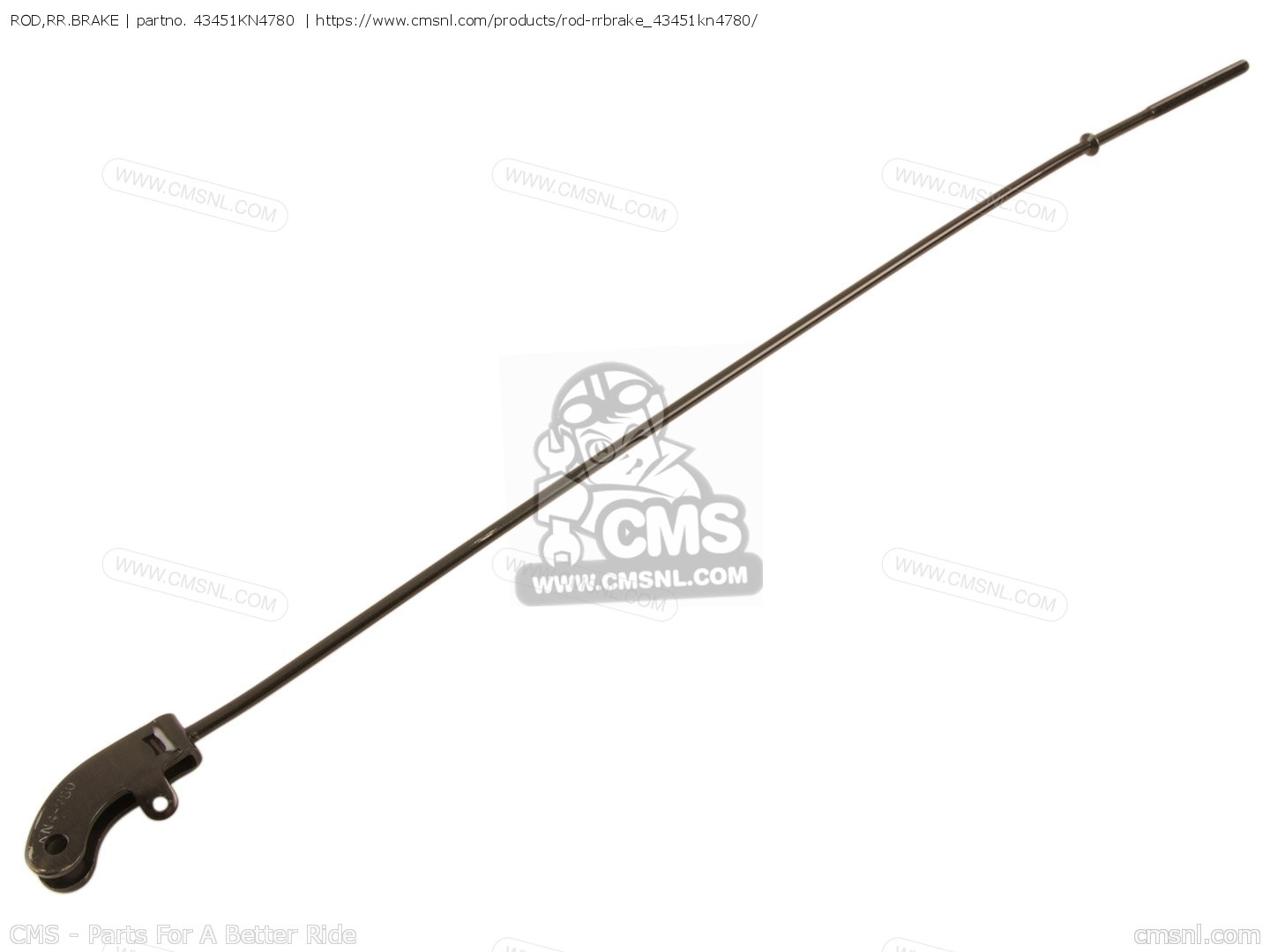 43451KN4780: ROD,RR.BRAKE Honda - buy the 43451-KN4-780 at CMSNL